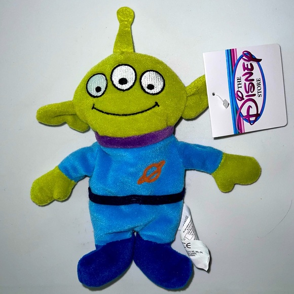 Disney | Toys | Disney Store Alien 7 Mini Bean Bag Vintage Plush Toy ...